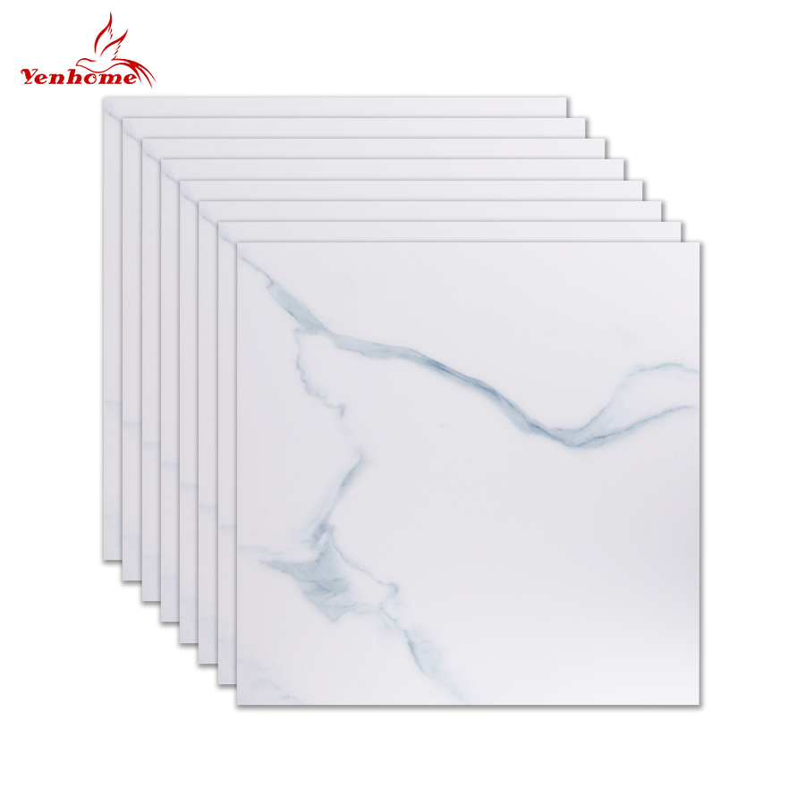 Removable Self-adhesive Marble Floor Wallpaper Dec... – Grandado