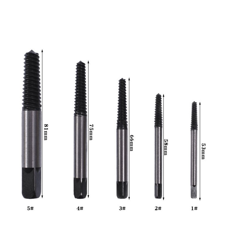 5 Stks/set Gebroken Schroef Extractor Center Boren... – Vicedeal