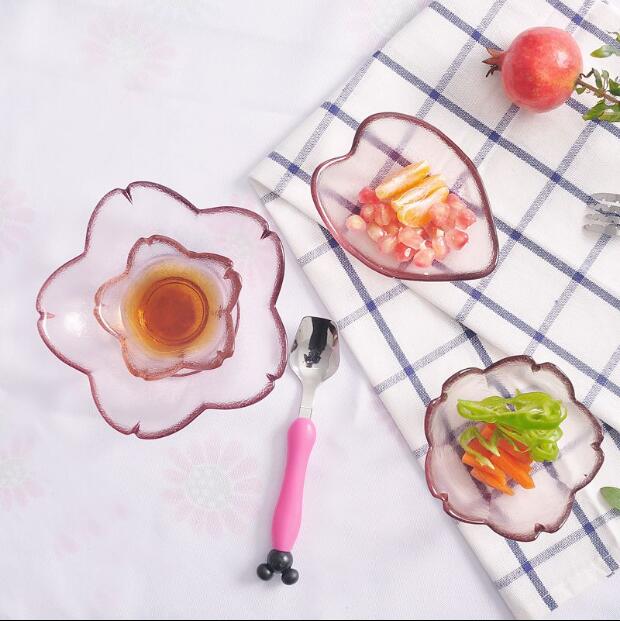 Small cute dishes cherry glass small plates fruit ... – Vicedeal