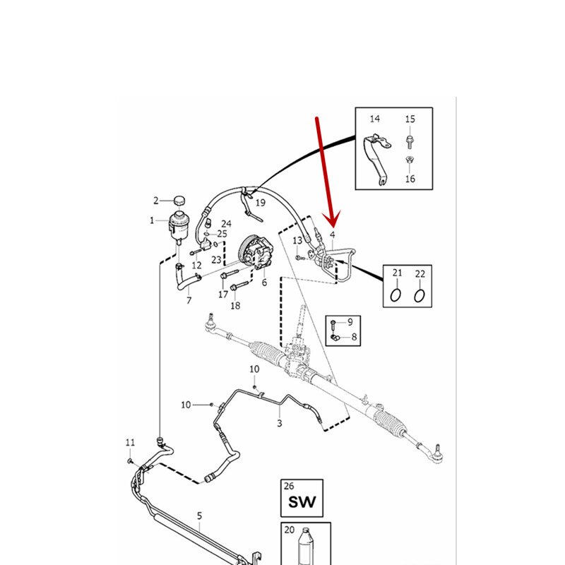 Auto Motor 4-Cilinder 2.0 Druksensor -vol VoS80 S6... – Grandado