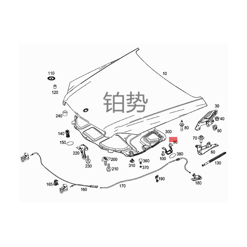 Auto Motor Kap Beugel Beugel -mer Ced Esb Enzgl K2... – Grandado