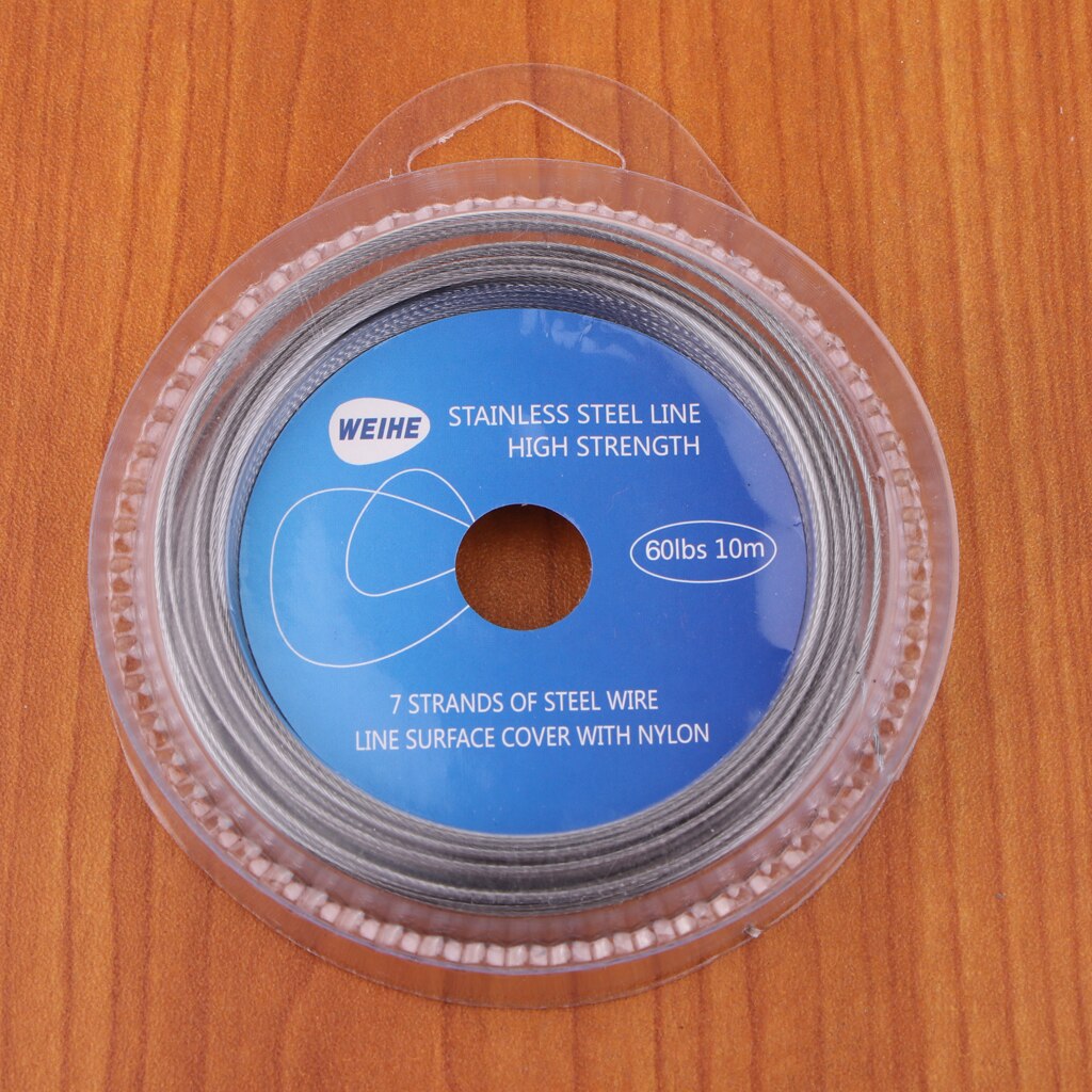 10m Fishing Line Wire Leader Nylon Coated Stainles... – Vicedeal