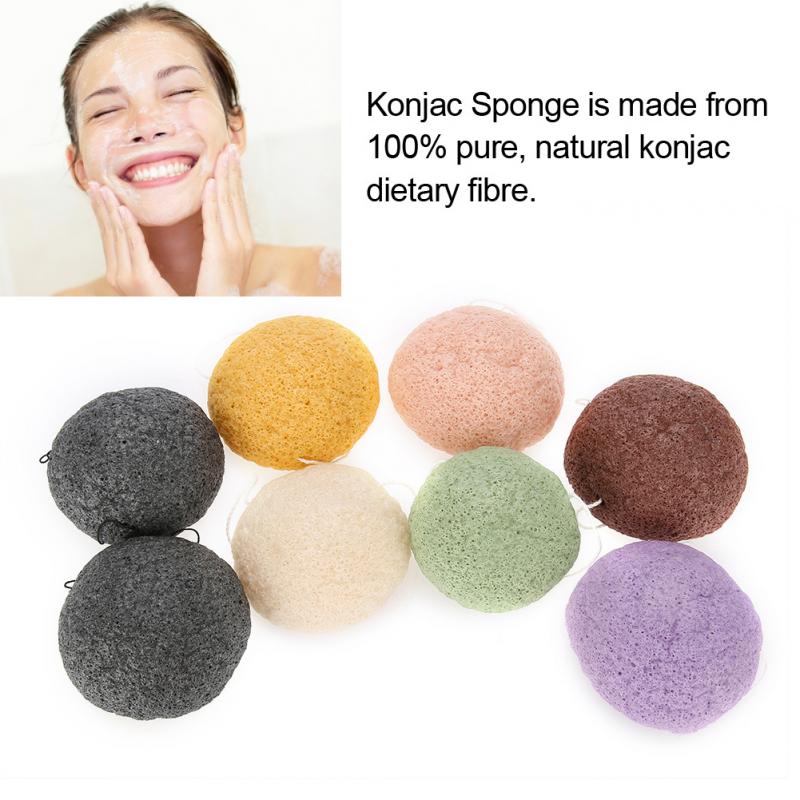 8pcs/lot Round Type Konjac Wash Face Flutter Natur... – Grandado