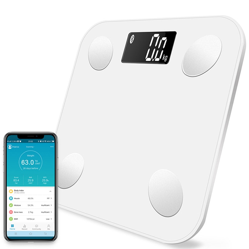 Báscula Digital de grasa corporal, balanza intelig... – Grandado