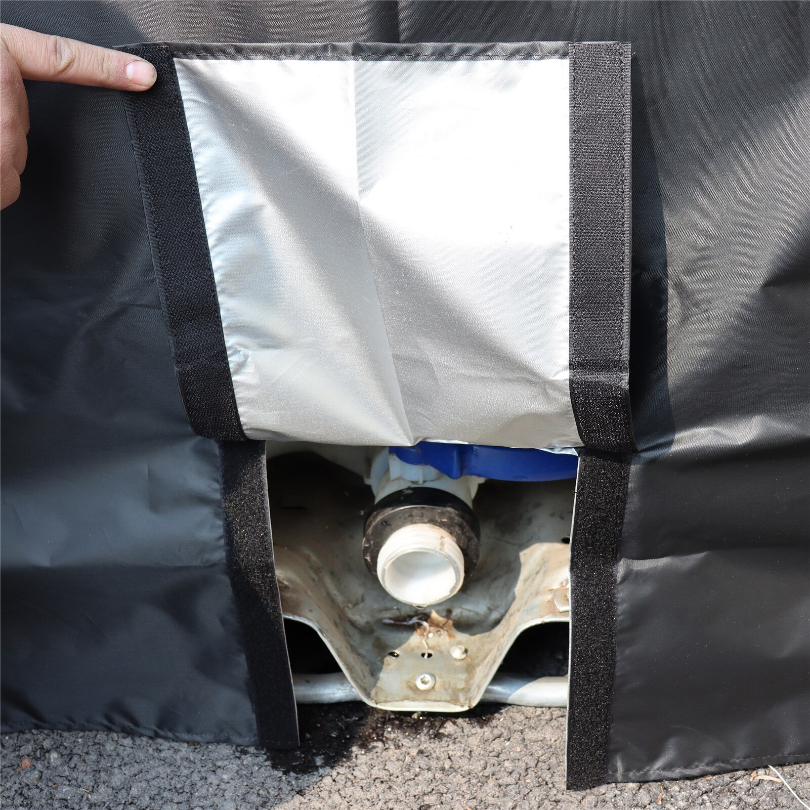 120*100*116Cm Ton Vat Cover 210D Stof Waterdichte ... – Grandado