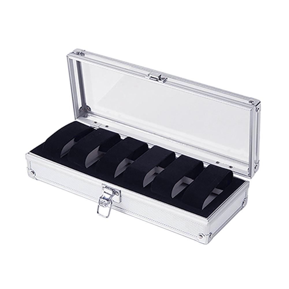 6/12 Grids Watch Box Wristwatch Display Case Durab... – Vicedeal