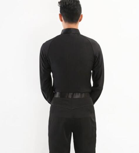 Men's Adult Latin Dance Practice Tops Latin Dance ... – Grandado