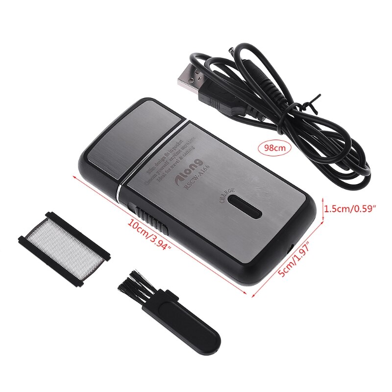 Portable Men's Electric Razor Foil Slim Shaver... – Grandado