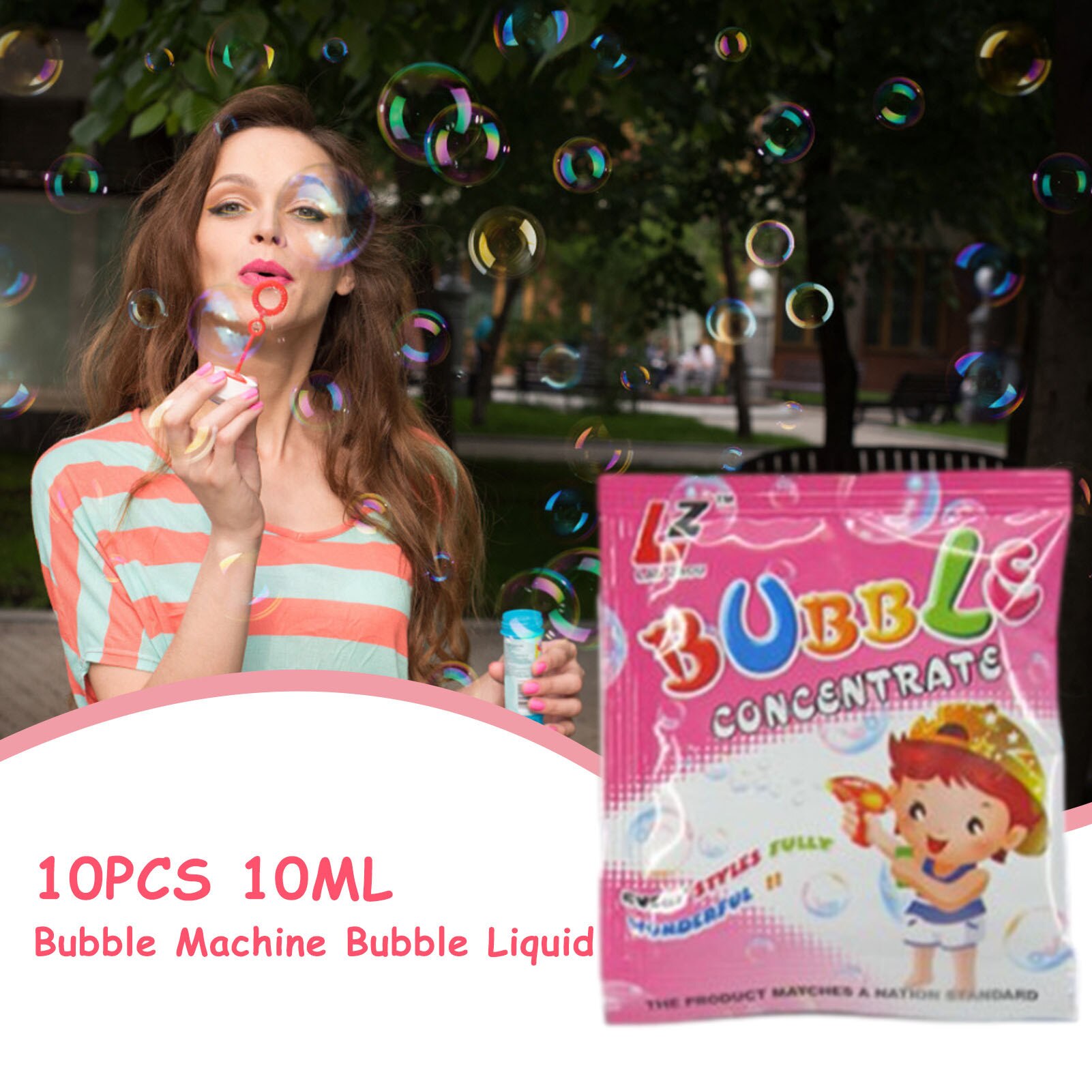 10pack For Kids Concentrate Bubbles Liquid Baby No... – Grandado