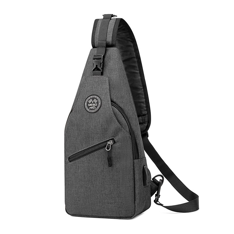 YESO Men's Waterproof USB Oxford Crossbody Bag Mul... – Vicedeal