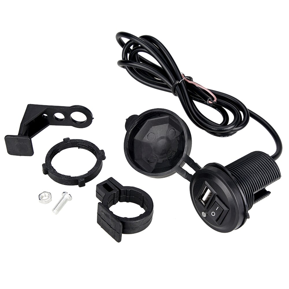 12v 24v usb vandtæt motorcykel kontakt stik motorc... – Grandado