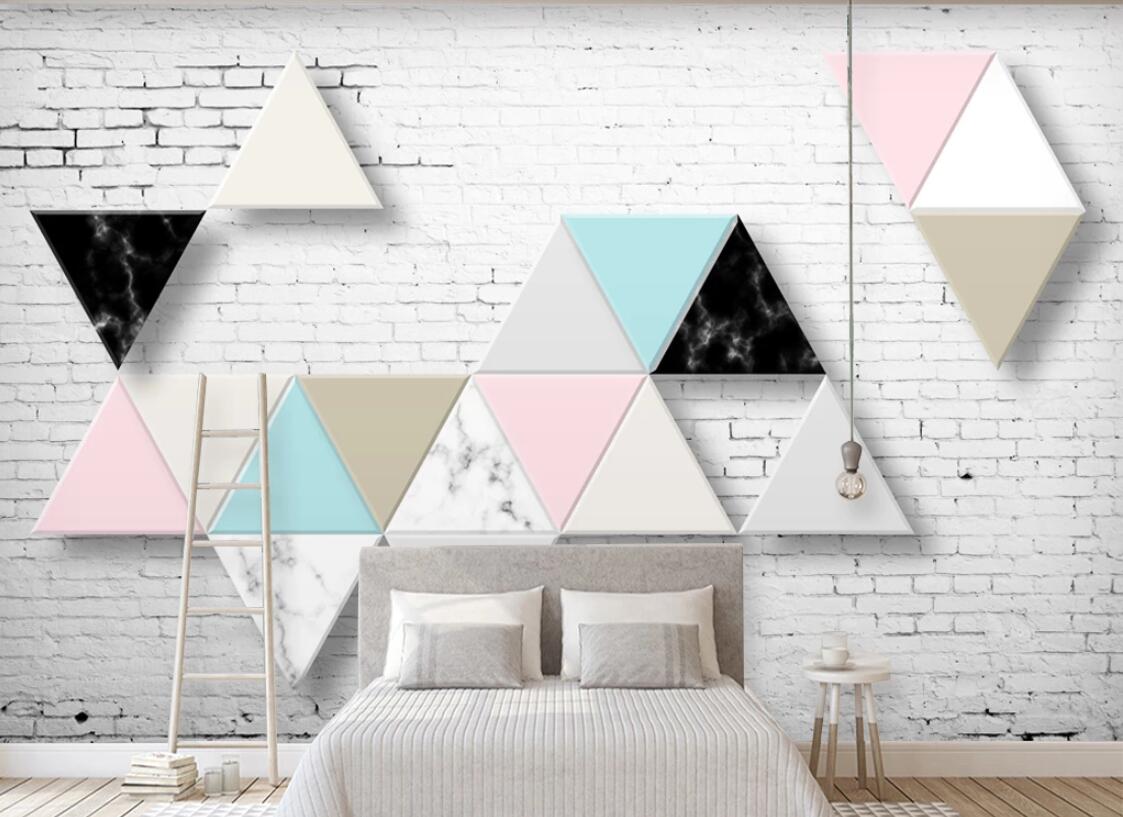 Nordic 3D Behang Mural Doek Muur Papier Contact Pa... – Vicedeal