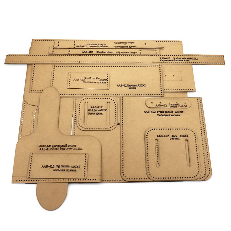 Leather Craft Personality Shoulder Bag Messenger B... – Grandado