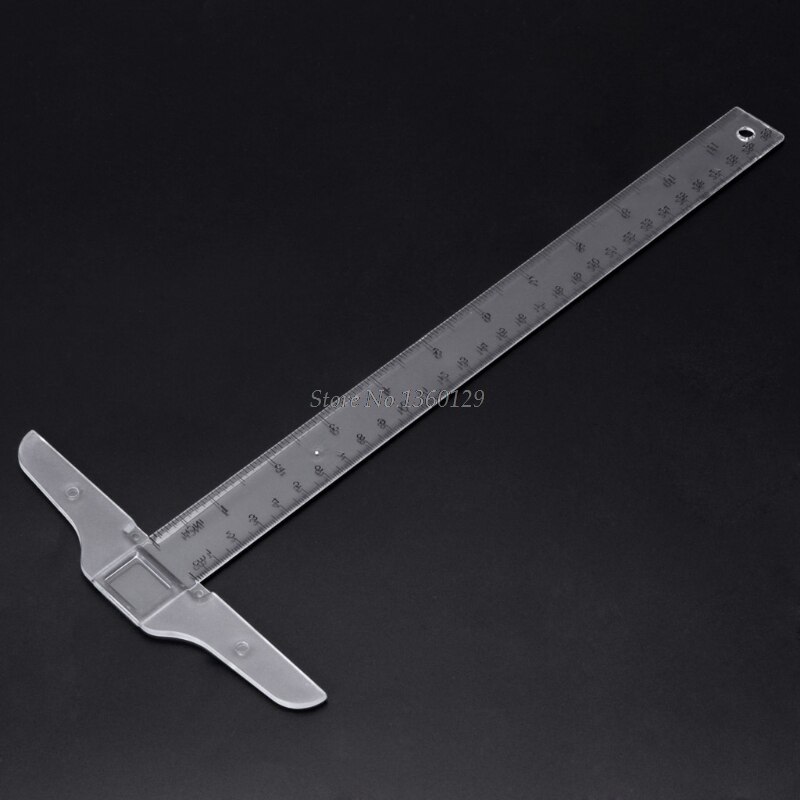 30cm/12" Plastic T-Square Metric Ruler cm/inch Dou... – Grandado