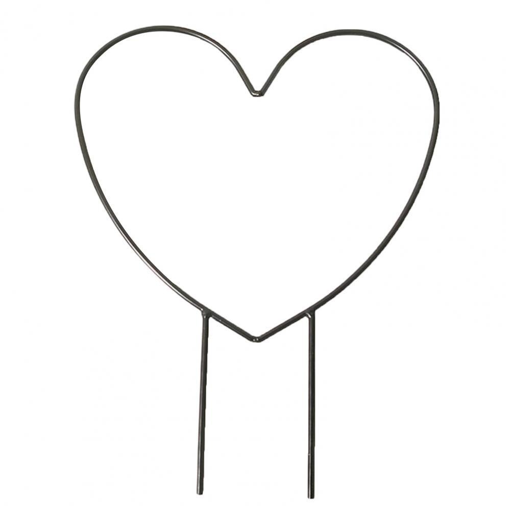 Plant Support Frame Heart Shape Rust-Proof Iron Ve... – Grandado