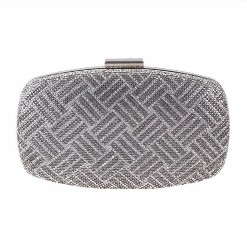 Diamond Evening Bags Striped Banquet Bags With Cha... – Grandado