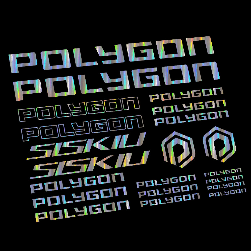 For Polygon SISKIU Bike Frame Decal Sticker Kit Re... – Vicedeal