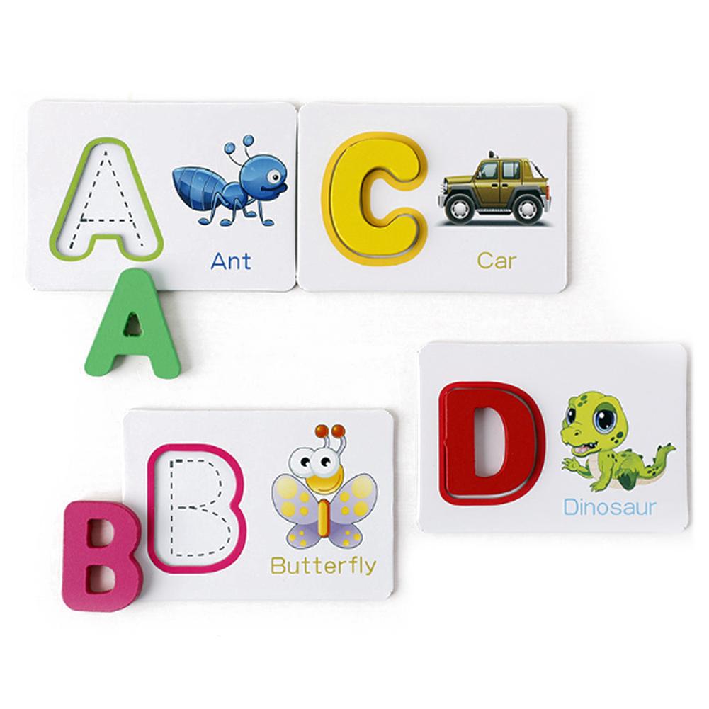 Kids Alphabet 26 Letter Learning Cards Set 26 Engl... – Vicedeal
