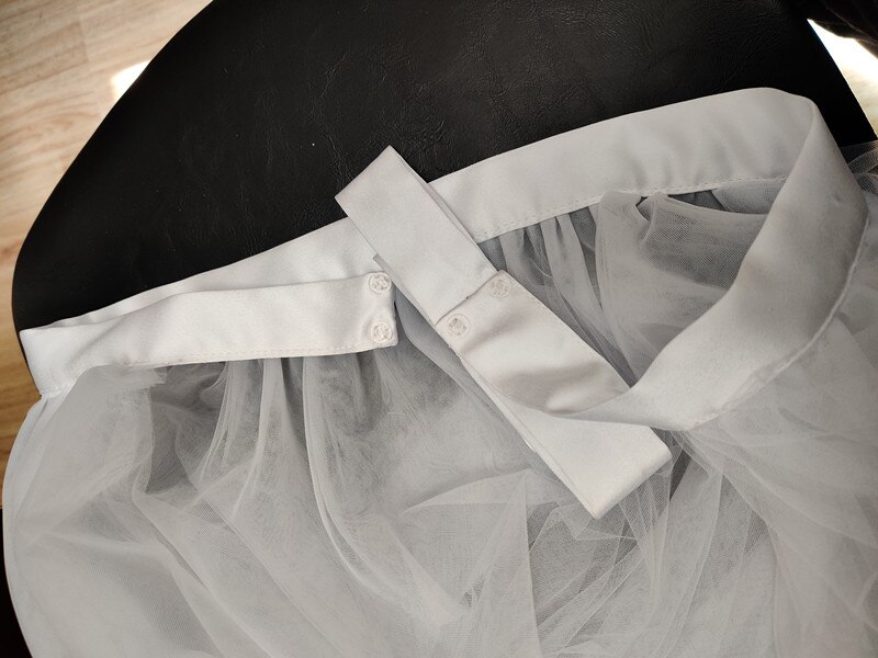 Removable bridal skirt, overskirt, Tulle skirt, Cu... – Grandado