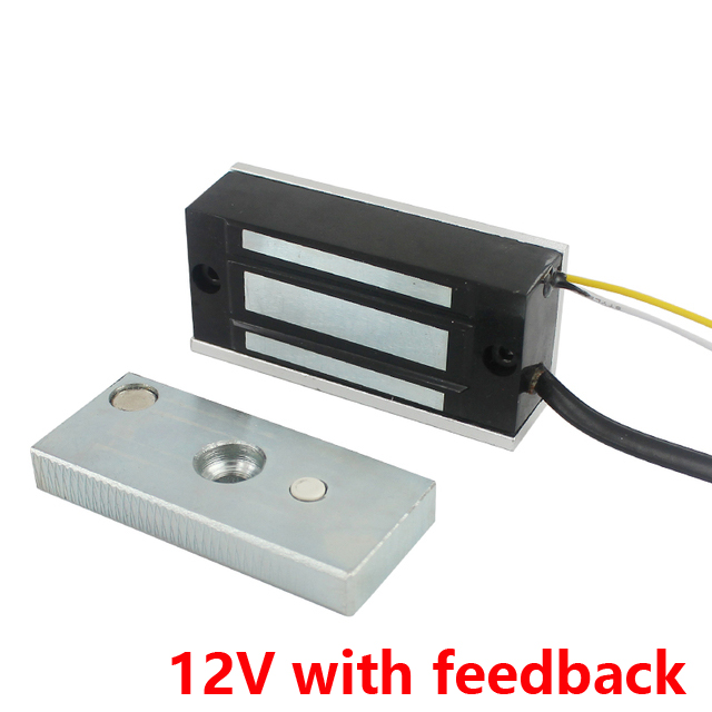 Access control electromagnetic lock 60kg small mag... – Grandado