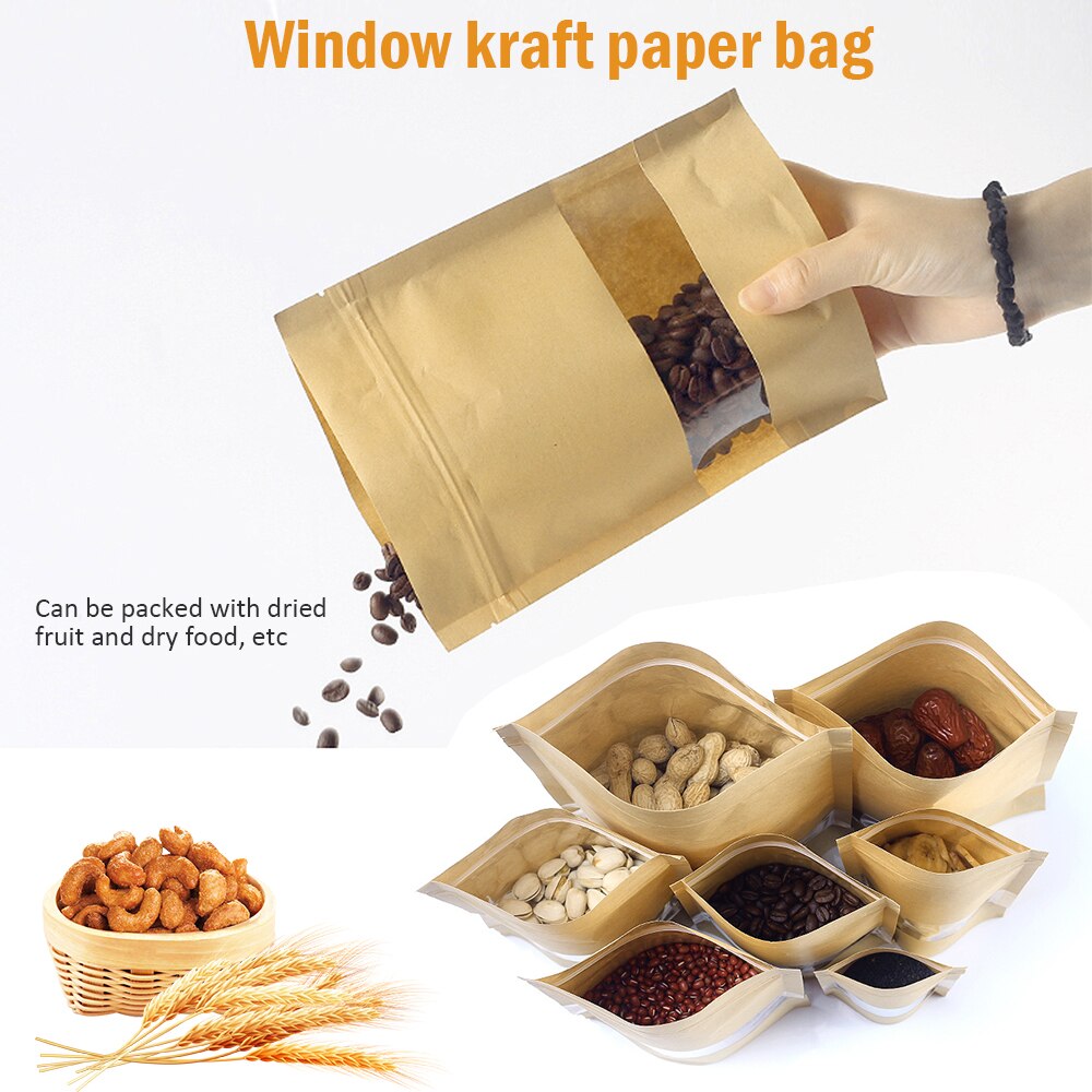 50pcs/Lot Wedding Packaging Bag Recyclable Food Br... – Grandado