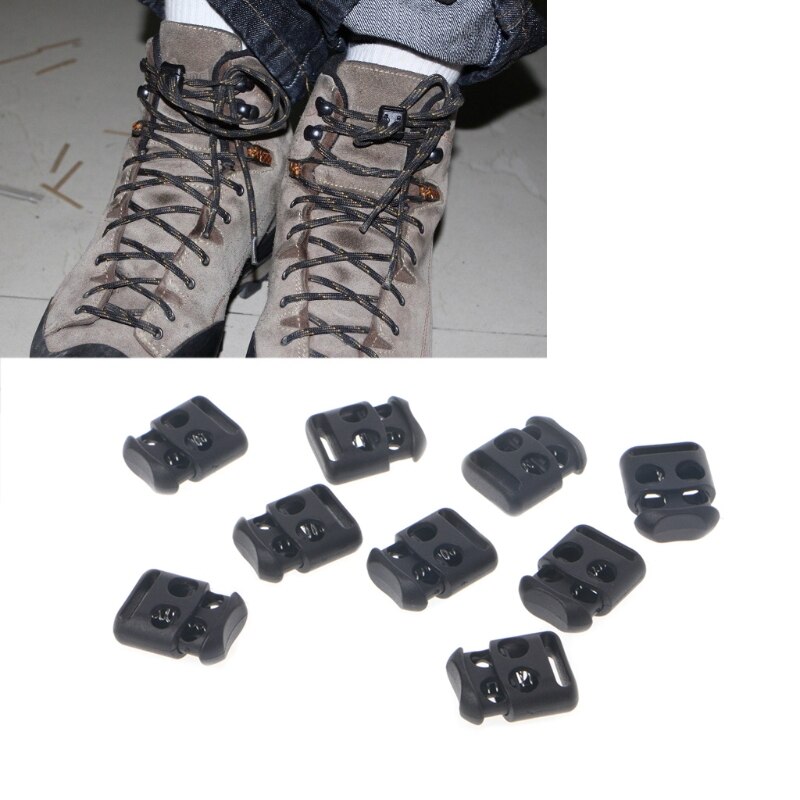 10 Pcs/Lot Non-Slip Shoelace Buckle Clip Stopper R... – Vicedeal