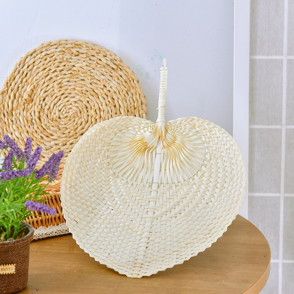 Chinese Style Handmade Straw Fan Hand-woven Palm L... – Vicedeal