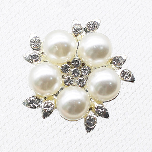 10pc 26mm flat rygg rhinestone perleknapper for le... – Grandado