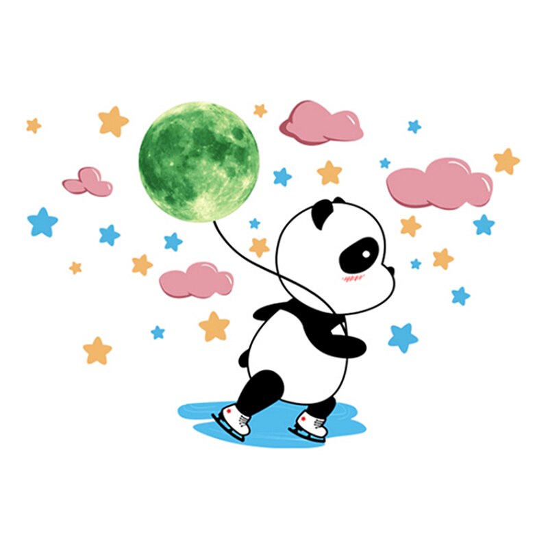 Glow in The Dark Moon Cloud WalL Stickers Luminous... – Vicedeal