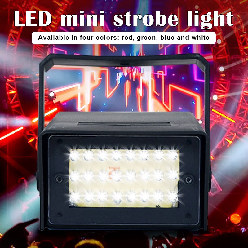 Kerst Led Mini Strobe Light Flash Party Stage Lamp... – Grandado