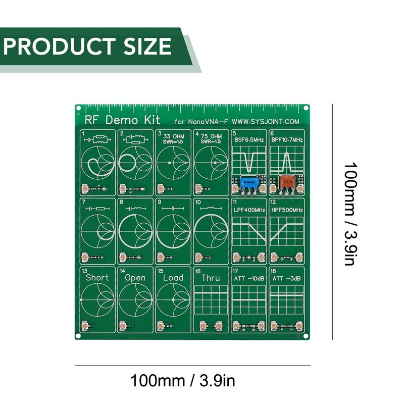 ABSF RF Demo Kit For Nanovna-F RF Tester Board HAM... – Vicedeal