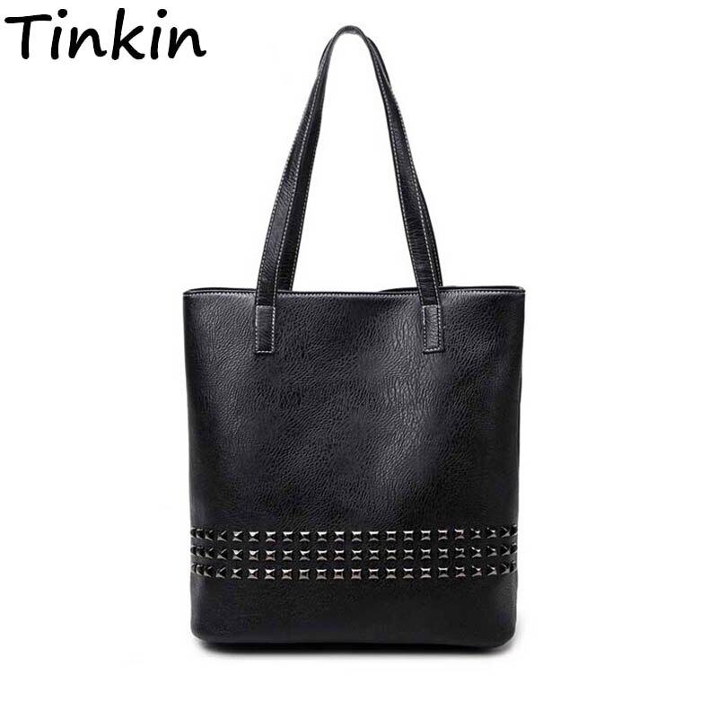 Tinkin PU Leather Female Handbag Autumn Bag Large ... – Grandado