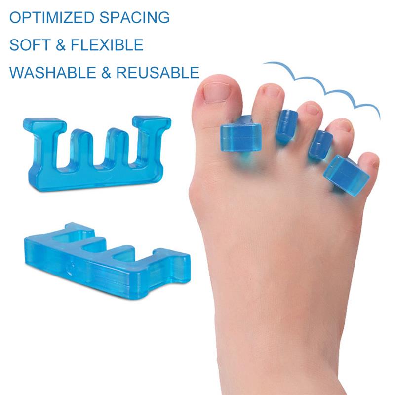 1 Pair Kapmore Toe Corrector 3 Holes Soft Elastic ... – Grandado