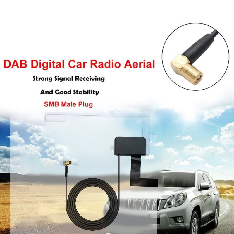 DAB/DAB+ Car Radio Head Unit Aerial Antenna Windsh... – Grandado