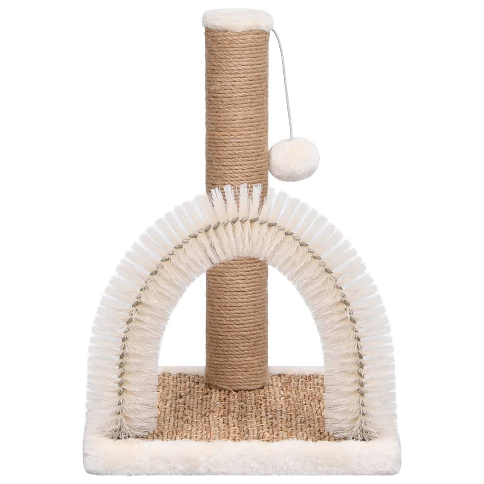 Cat Tree with Arched Grooming Brush Remove Loose S... – Grandado