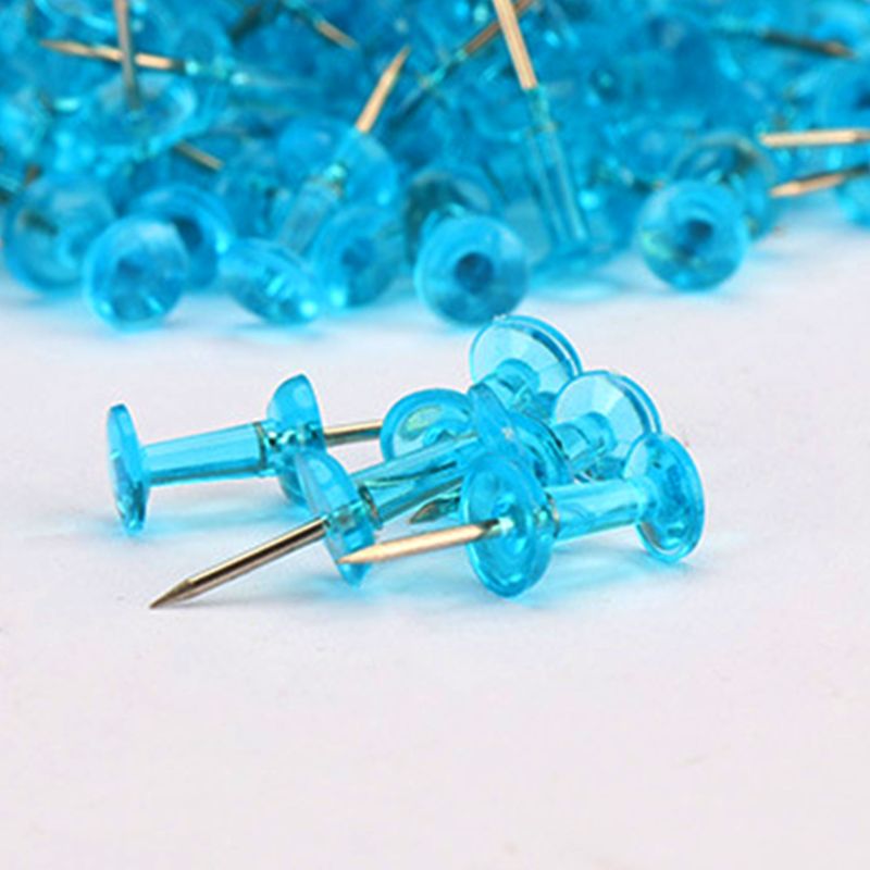 Pins de plástico transparente de 200 Uds., tachuel... – Grandado