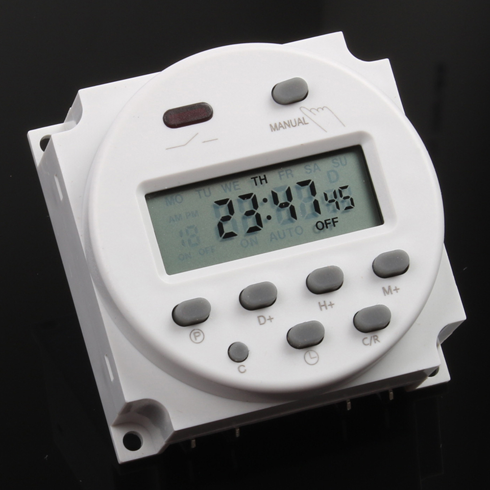 GROßE LCD 1,6 Zoll Digital 220V 230V AC 7 Tage Pro... – Vicedeal