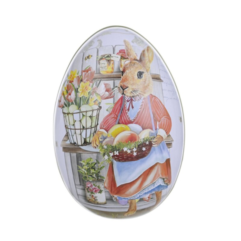 Easter Eggs Tinplate Box Easter Bunny Printing Box... – Vicedeal