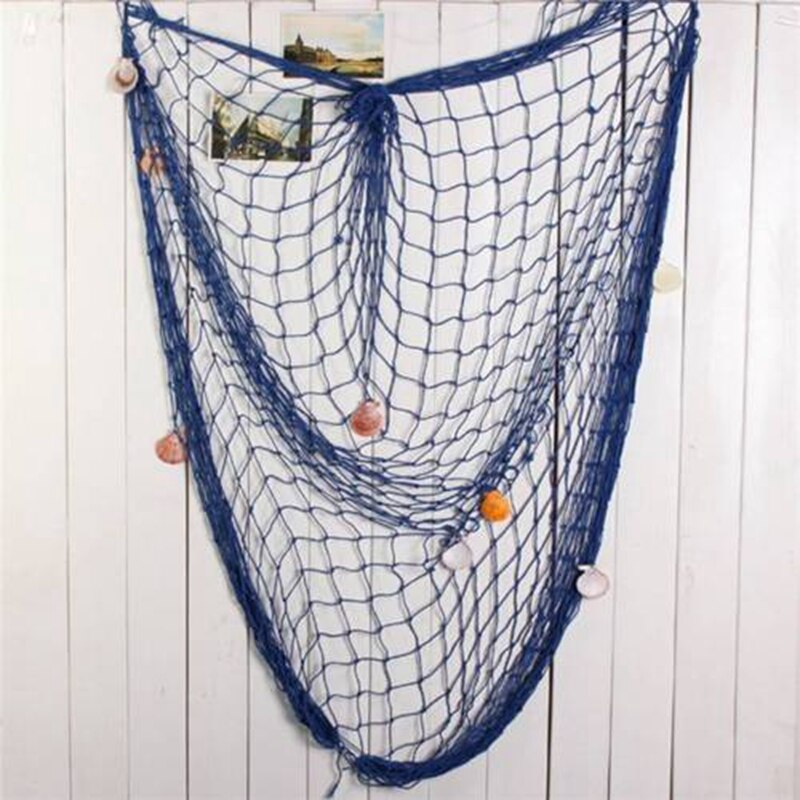 Fishing Net Sea Shell Starfish Hanging Home Wall D... – Grandado