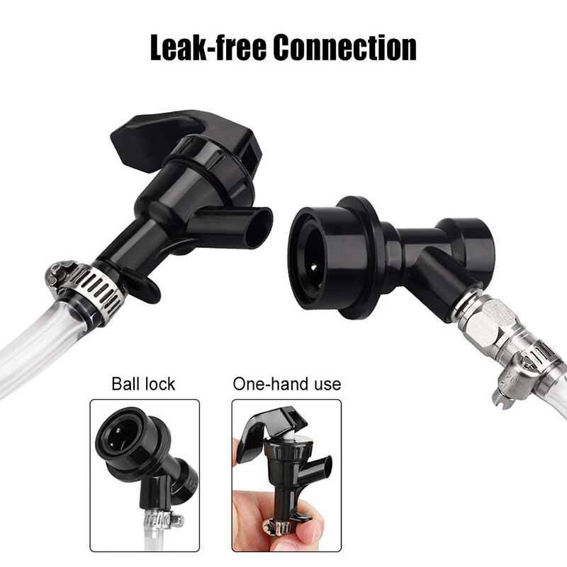 3/16" Liquid Ball Lock Beer Line Assembly, Flexibl... – Vicedeal