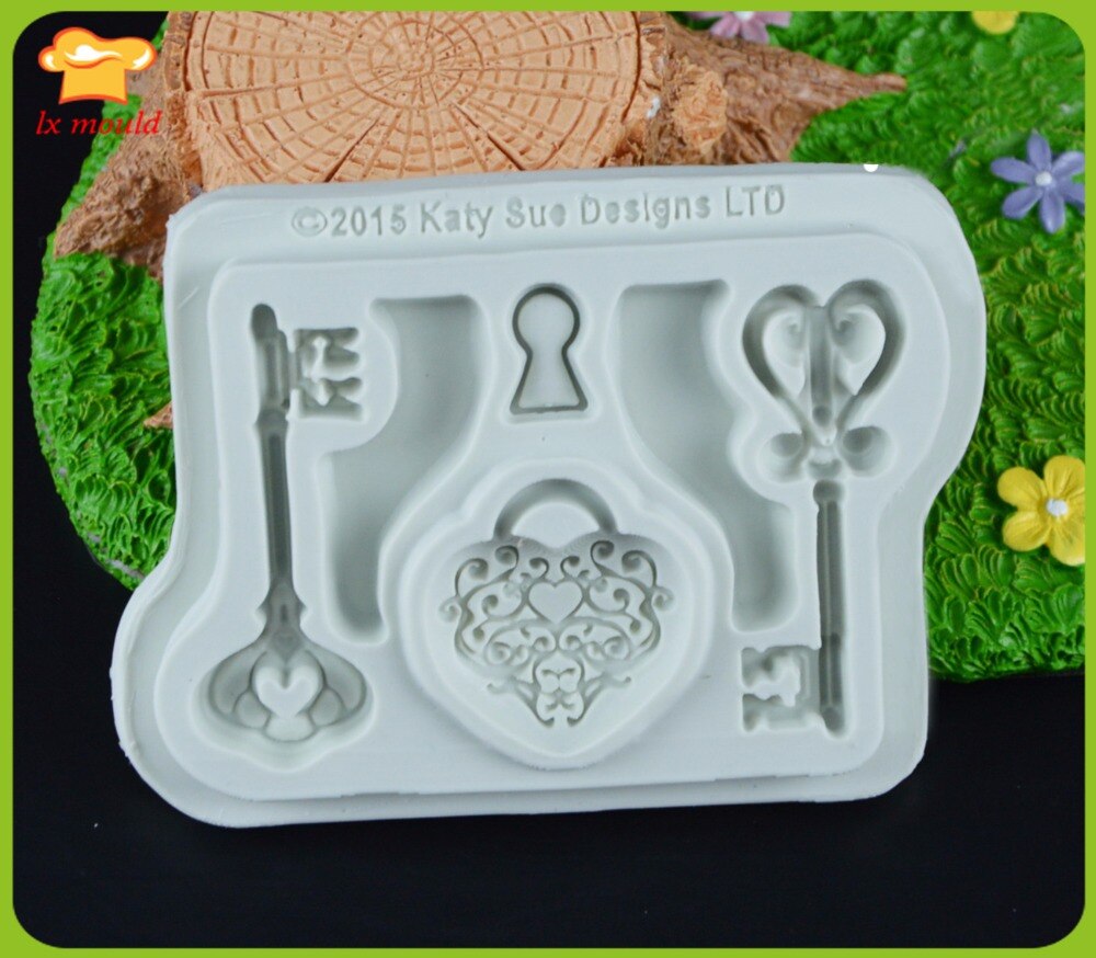 LXYY Mould De sleutel Fondant cake silicone mold v... – Grandado