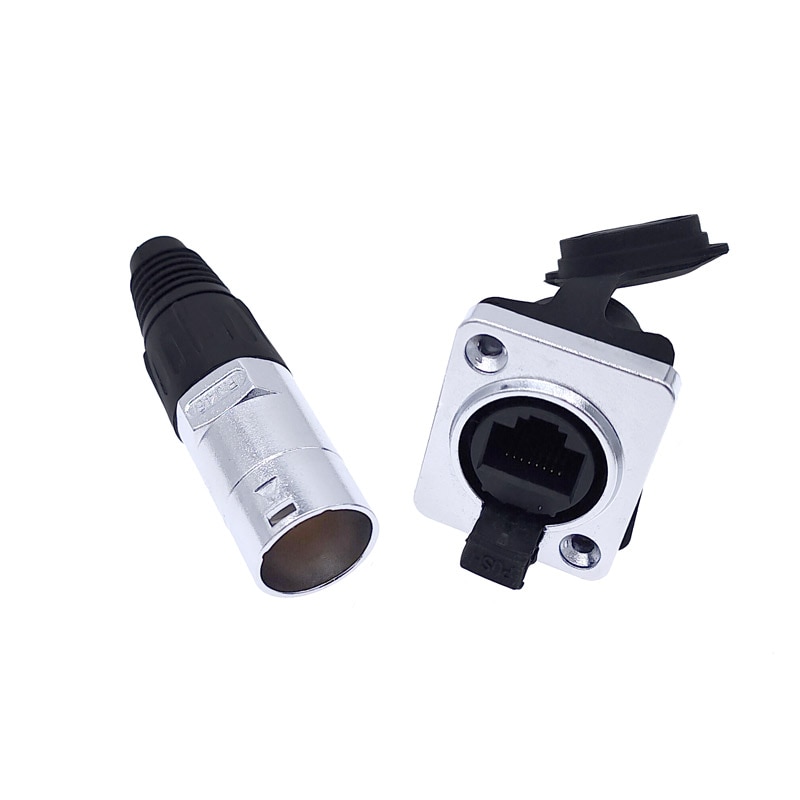 1piece RJ45 waterproof connector plug,D type panel... – Vicedeal