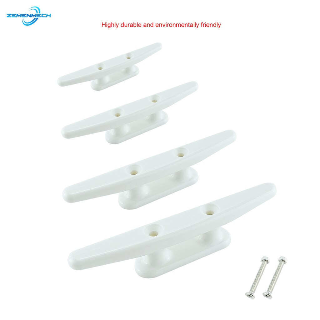 Nylon Low Flat Cleat Open Base Cleat Marine Boat Y... – Grandado