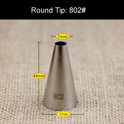 Round Tips Medium Decorating Nozzle Seamless Icing... – Vicedeal