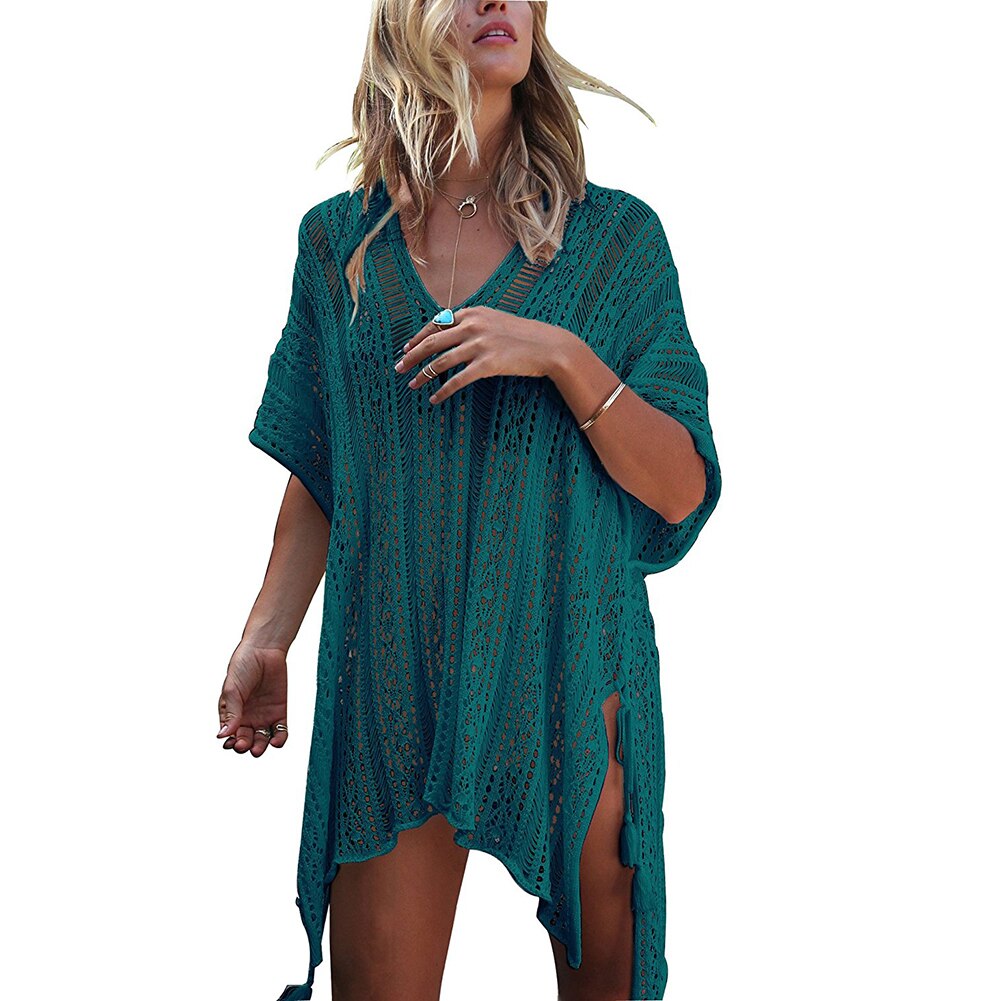 Vrouwen Korte Mouw Cover Up Dames Beachwear Badmod... – Vicedeal