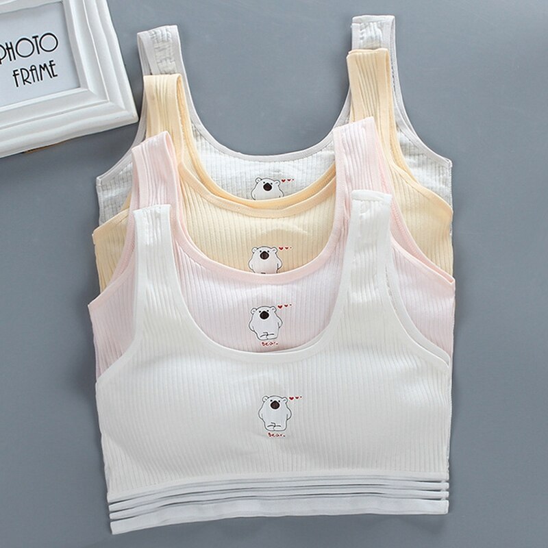 Katoen Meisjes Beha Tieners Padded Training Bras W... – Grandado