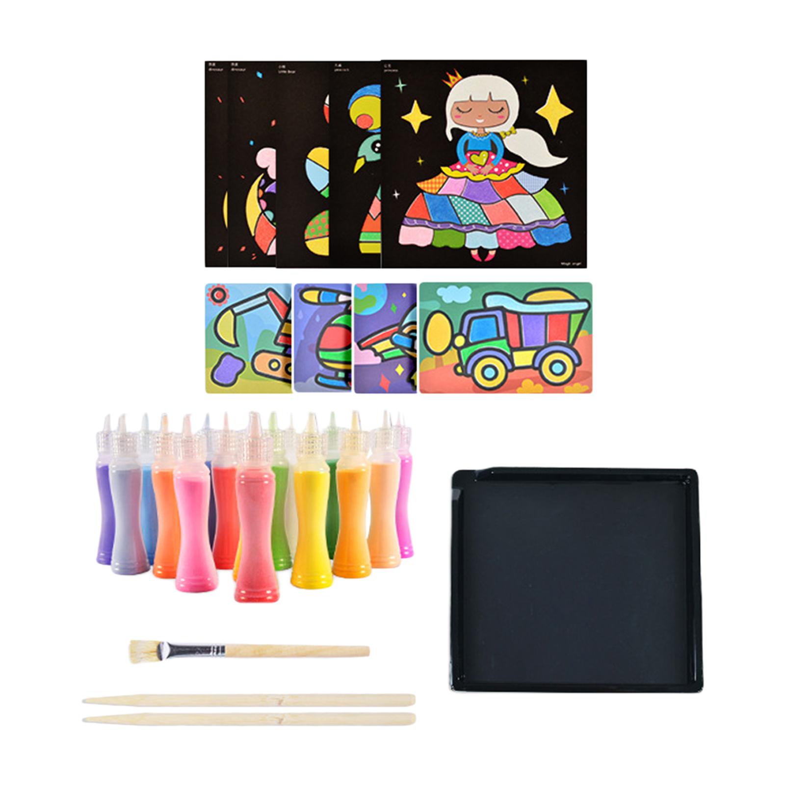 Sand Art Kit Sand Painting Art Crafts Kids Drawing... – Vicedeal