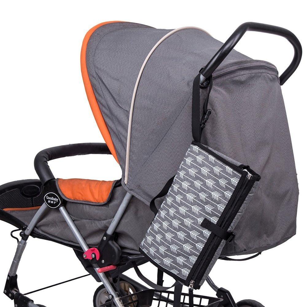 Lekebaby Portable Diaper Changing Pad Built-in-Hea... – Grandado