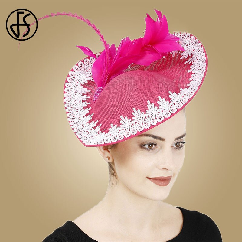 FS Großen Krempe Blume Feder Derby Hut Fedora Fasc... – Grandado