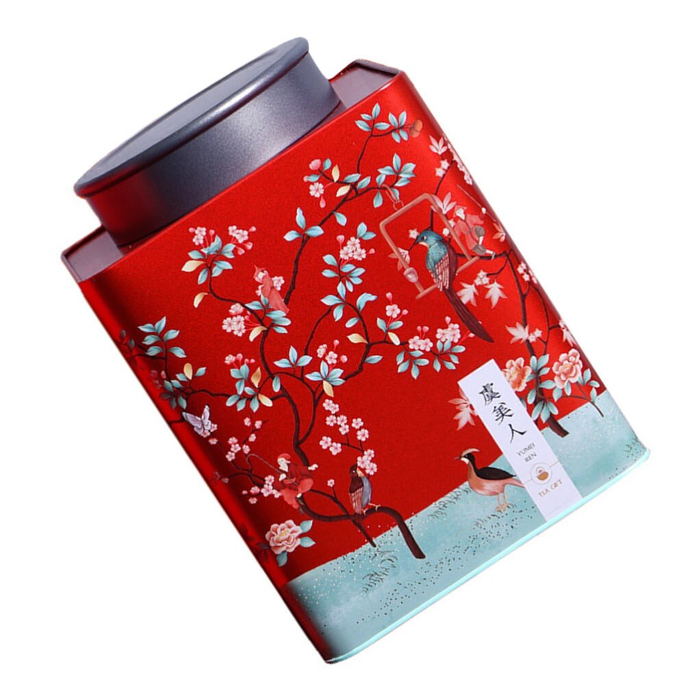 1 Set Tea Container Tinplate Storage Container Tea... – Vicedeal